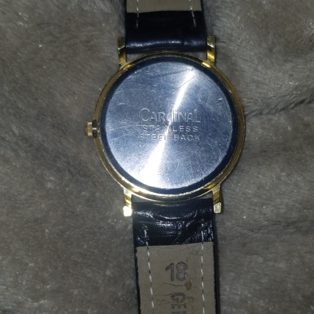 Men's Vintage Cardinal Watch With Leather Band - Gem